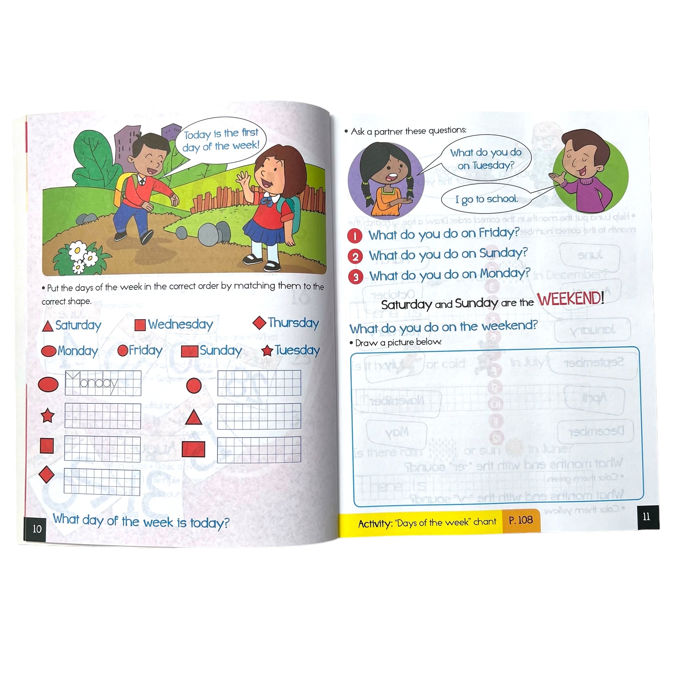Inglés preescolar Lets go - My first english book – IMAGIQ