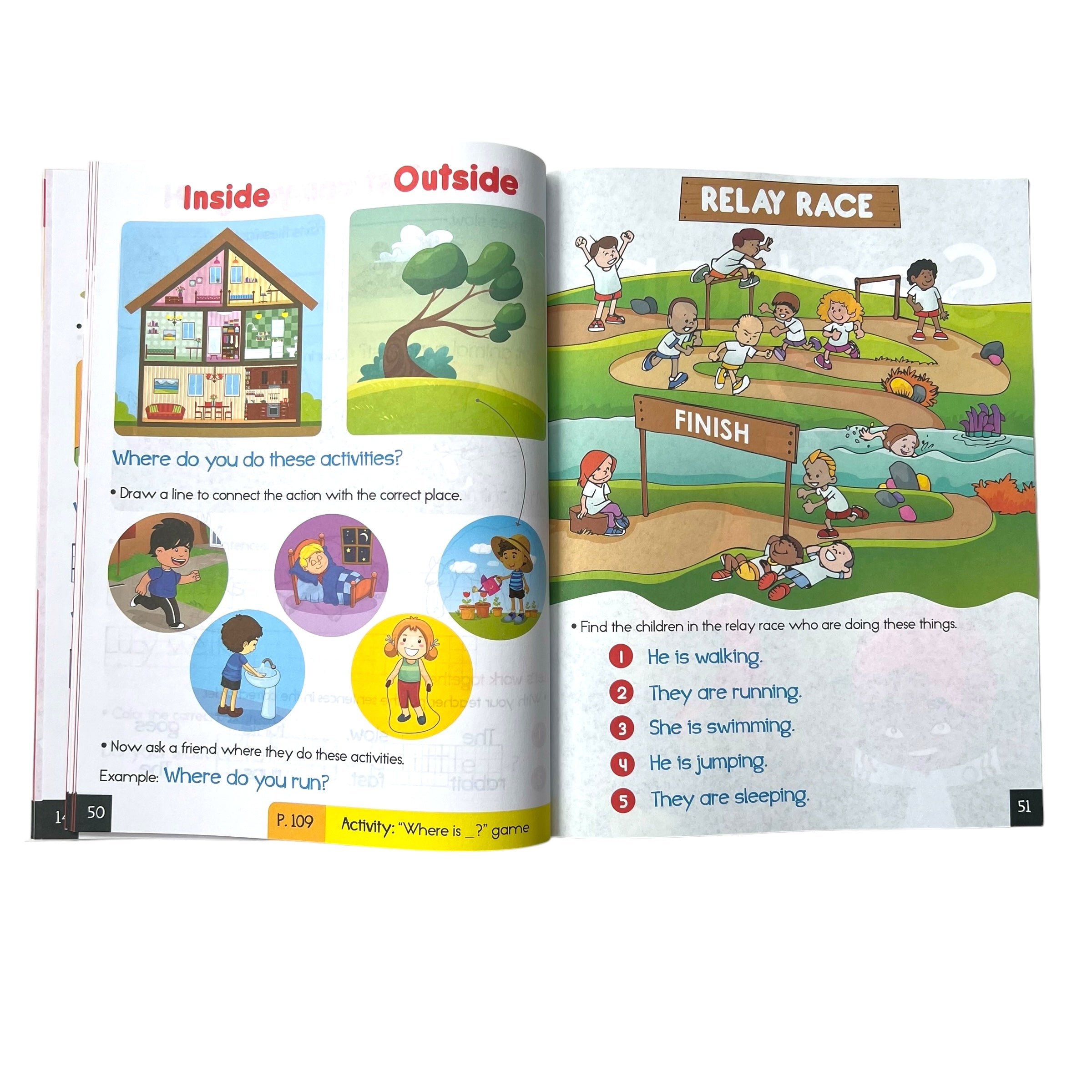 Inglés preescolar Lets go - My first english book – IMAGIQ