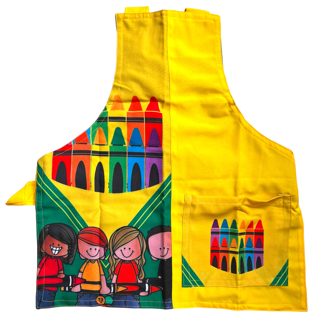Mandil infantil cruzado – IMAGIQ